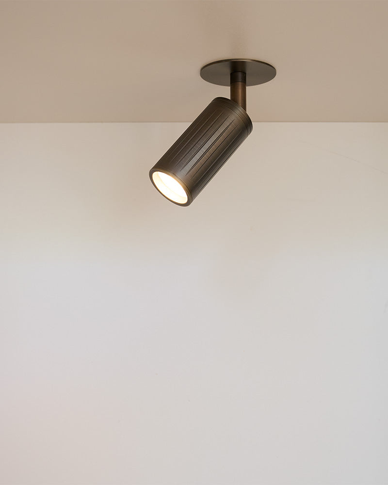 Luminar Wall SpotLight in Browned Brass - Rama Lights